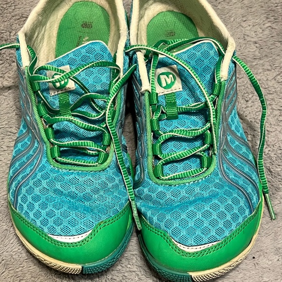 Merrell | Shoes | Merrell Tennis Shoes The Color Is Turquoise And ...
